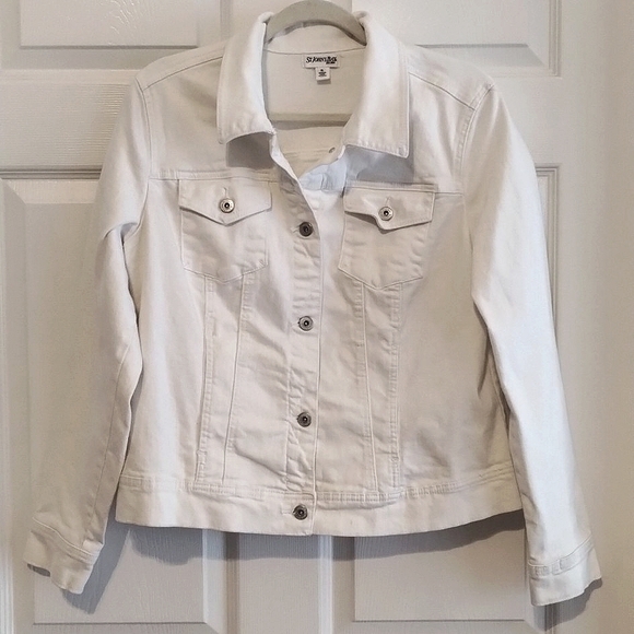 St. John's Bay | Jackets & Coats | Vintage St Johns Bay 9s Era White ...